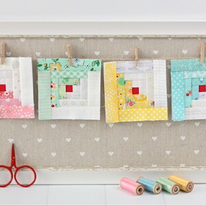 Log Cabin Foundation Paper Piecing Quilt Block PDF Pattern, FPP 5 Sizes ...