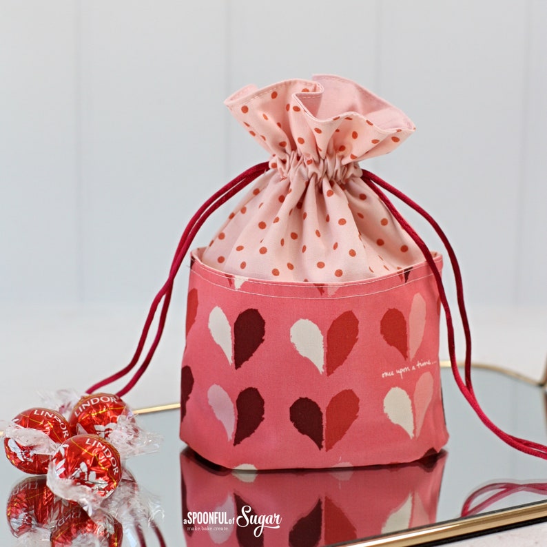 Mini Drawstring Gift Bag PDF Sewing Pattern - Etsy