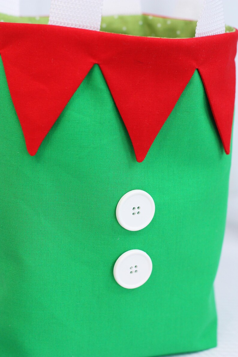 Elf Gift Tote PDF Sewing Pattern (digital Download) - Festive Gift Bag ...