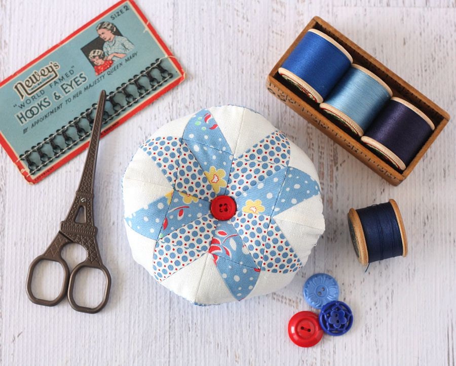 Scrappy Star Pincushion PDF Sewing Pattern, Pin Cushion Pattern, Sewing ...