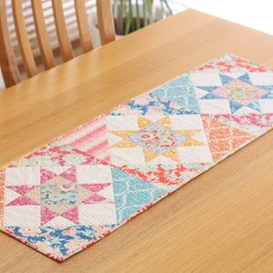 Star Table Runner PDF Sewing Pattern; Quilted Table Runner; Modern ...