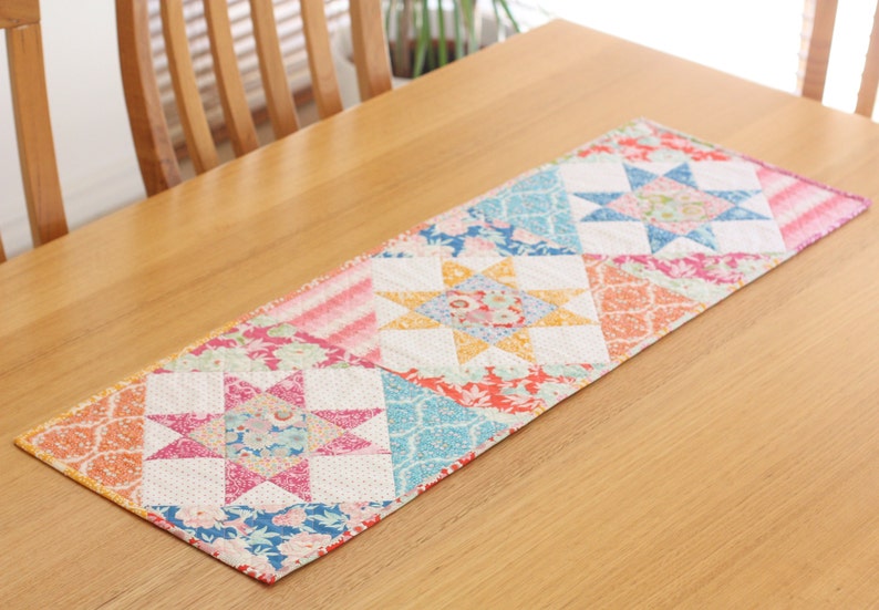 Star Table Runner PDF Sewing Pattern | Etsy