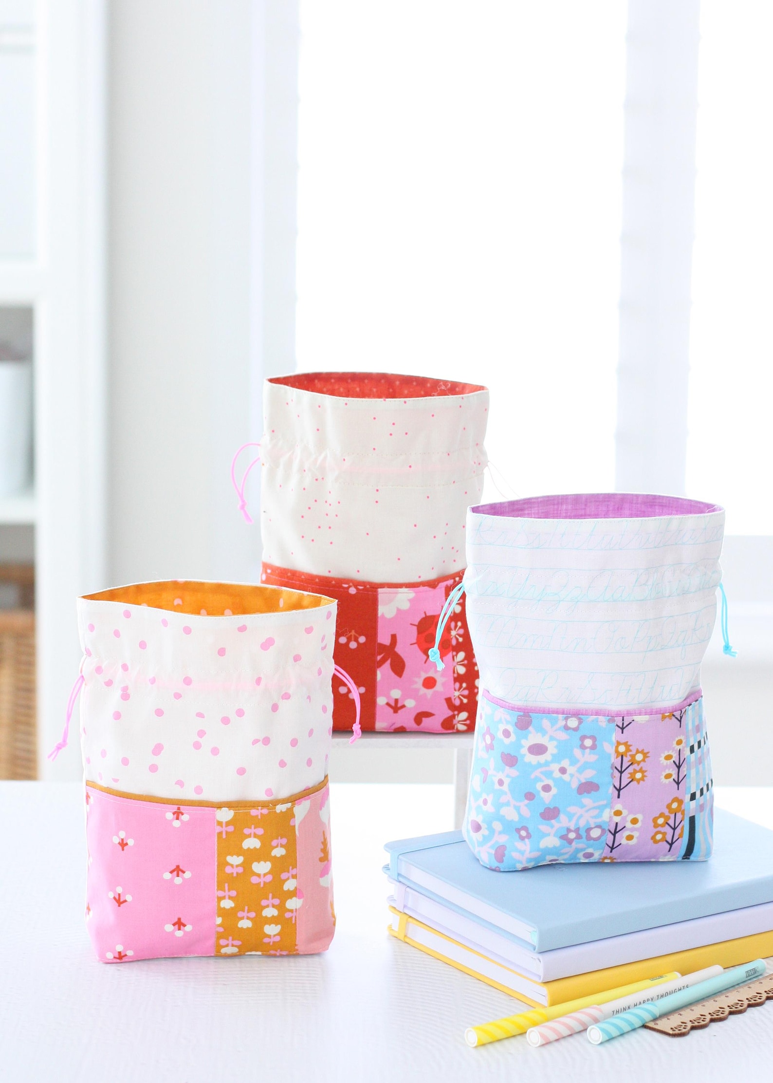 Pocketful of Sunshine Bag PDF Sewing Pattern, Drawstring Pouch With ...