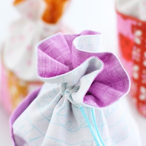 Pocketful of Sunshine Bag PDF Sewing Pattern, Drawstring Pouch With ...