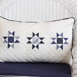 Star Pillow - 2 Styles - Square and Rectangle - PDF Sewing Pattern ...