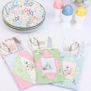 Stylish Silverware Holder PDF Sewing Pattern (2 Styles), Patchwork ...