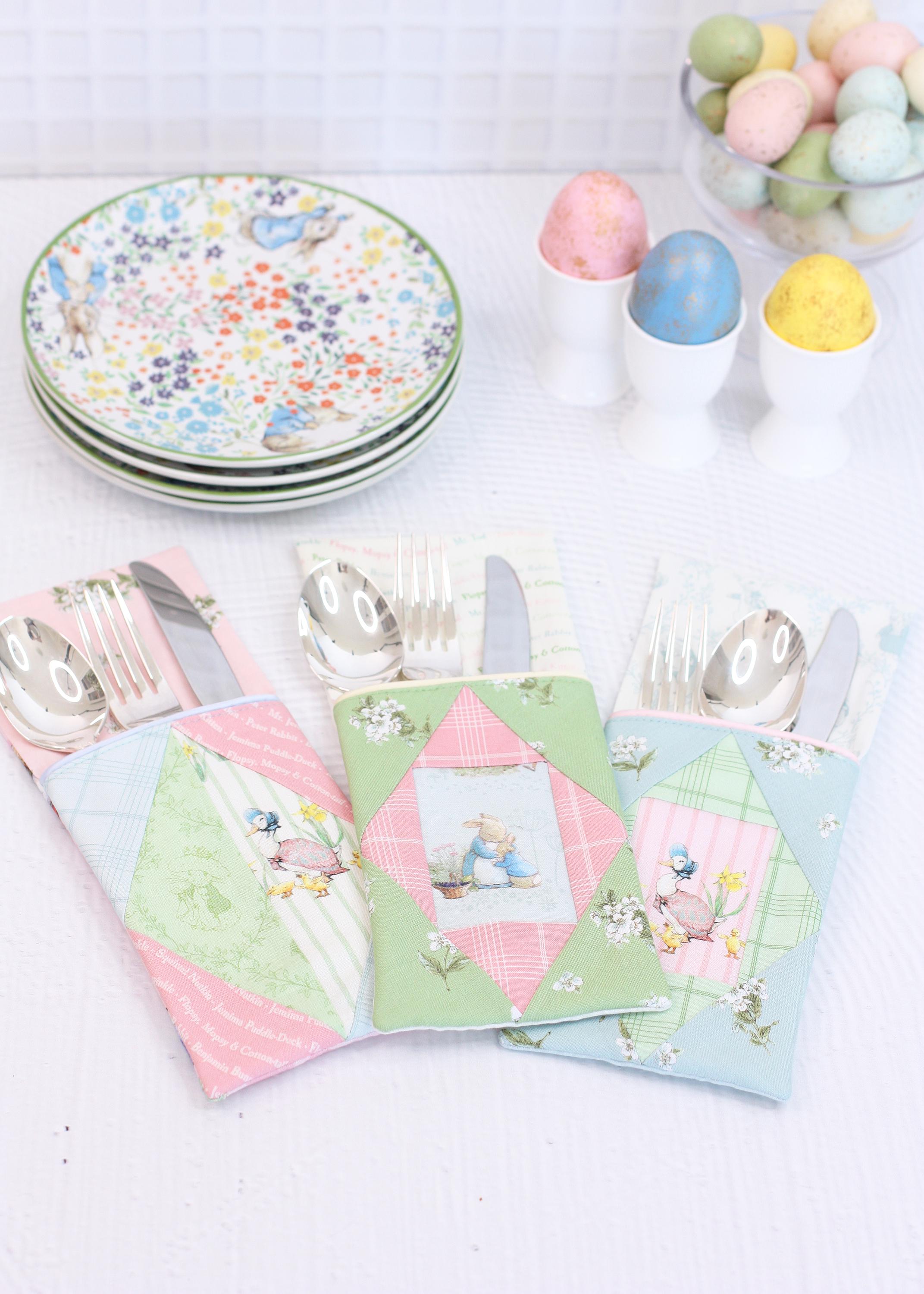 Stylish Silverware Holder PDF Sewing Pattern (2 Styles), Patchwork ...