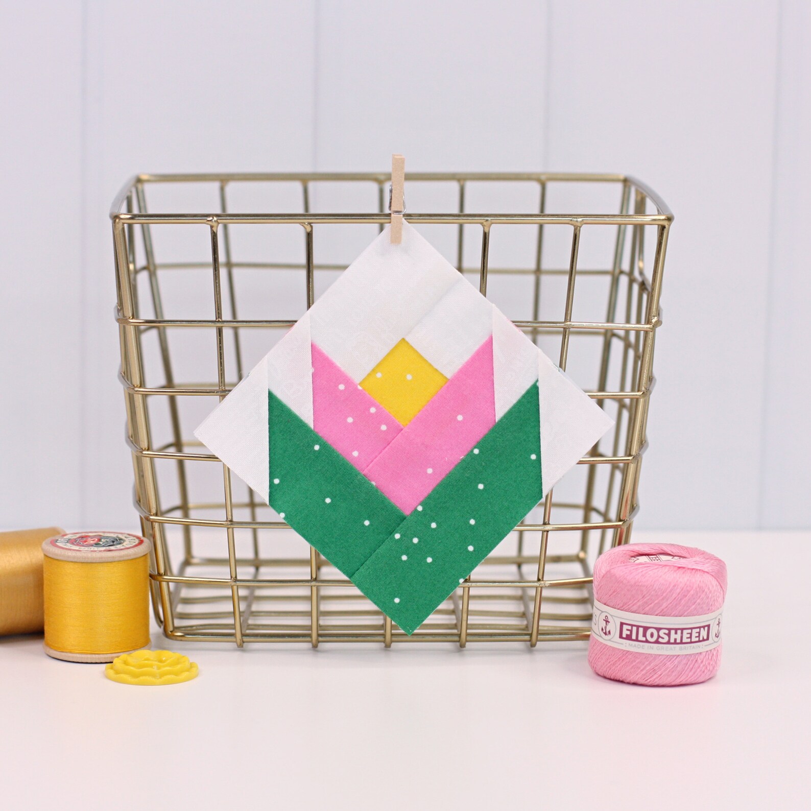 Tulip Twist Foundation Paper Piecing Quilt Block PDF Pattern, FPP 5 ...