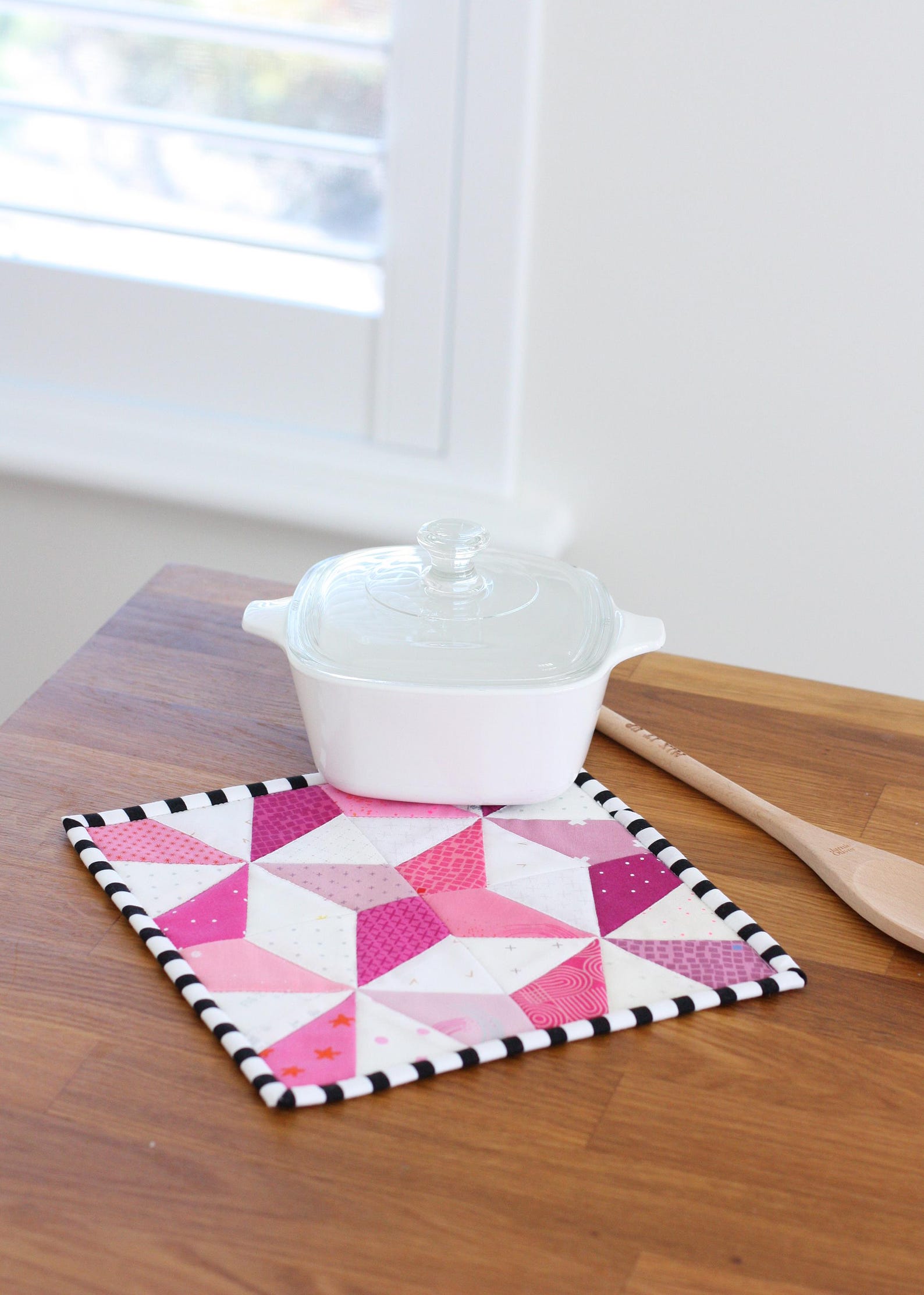 Twirling Treasures Hot Pad & Placemat Sewing Pattern – Insulated Trivet ...