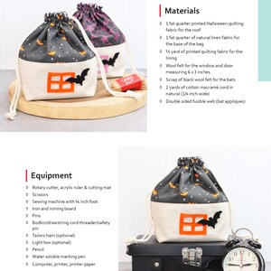 Spooky Shack Sack PDF Sewing Pattern - Etsy