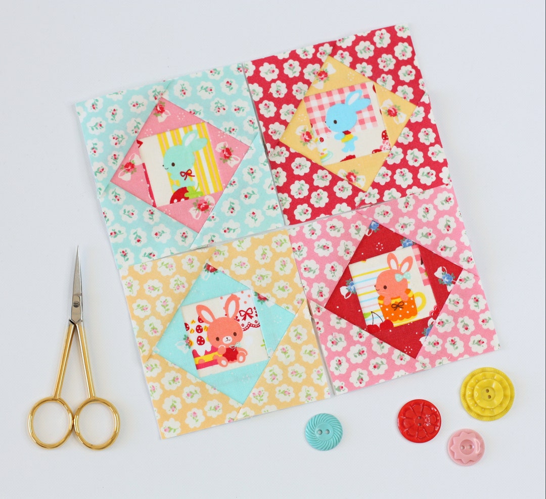 Economy Block Foundation Paper Piecing Quilt Block PDF Pattern, FPP 5 ...
