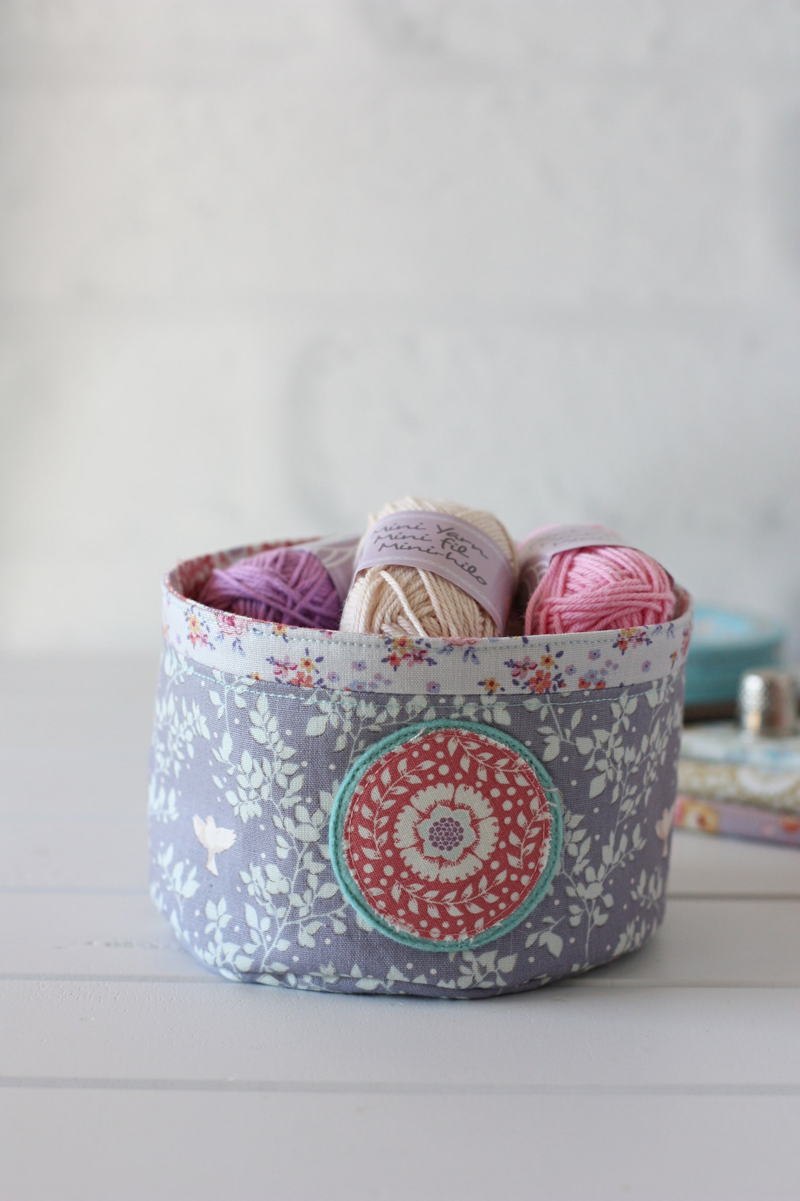 Mini Fabric Basket PDF Sewing Pattern; Fabric Gift Basket; Gift to Sew ...