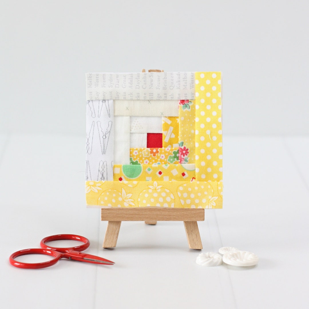 Log Cabin Foundation Paper Piecing Quilt Block PDF Pattern, FPP 5 Sizes ...