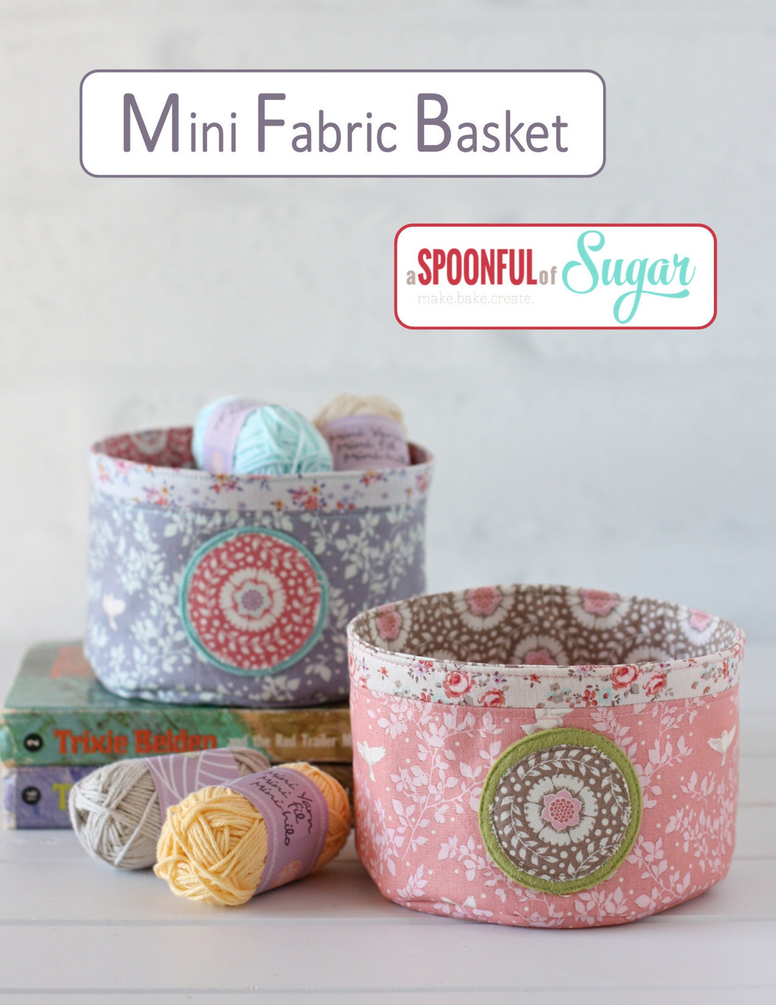 Mini Fabric Basket PDF Sewing Pattern; Fabric Gift Basket; Gift to Sew ...