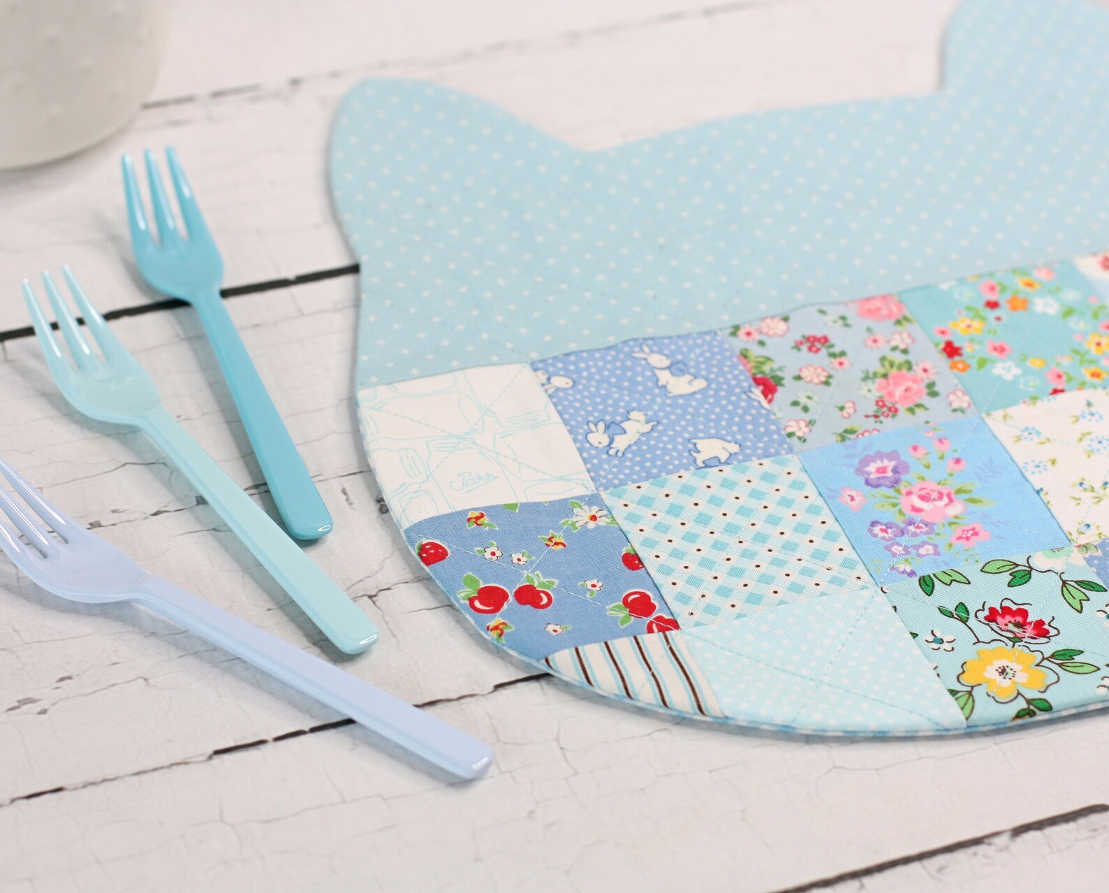 Cosy Cat Placemat PDF Sewing Pattern - Etsy Australia