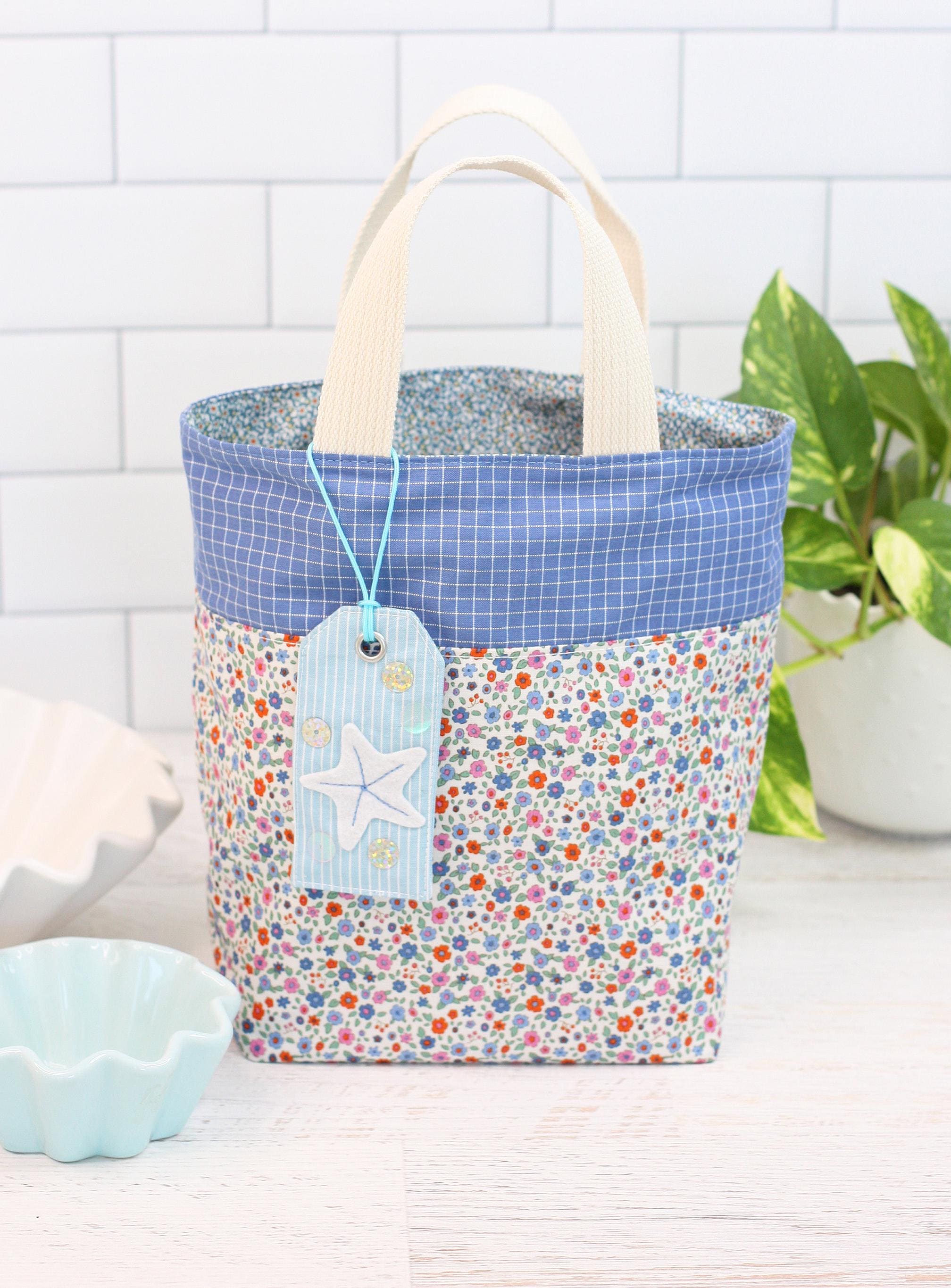 All Seasons Gift Tote PDF Sewing Pattern; Reusable Bag; Fabric Gift Bag ...