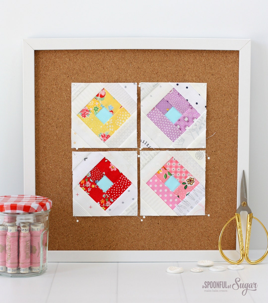 Twisted Log Cabin Foundation Paper Piecing Quilt Block PDF Pattern, FPP ...