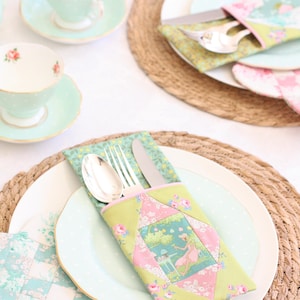 Stylish Silverware Holder PDF Sewing Pattern (2 Styles), Patchwork ...