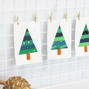 Cosy Conifer Foundation Paper Piecing Quilt Block PDF Pattern, FPP 5 ...