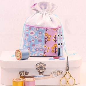 Pocketful of Sunshine Bag PDF Sewing Pattern, Drawstring Pouch With ...