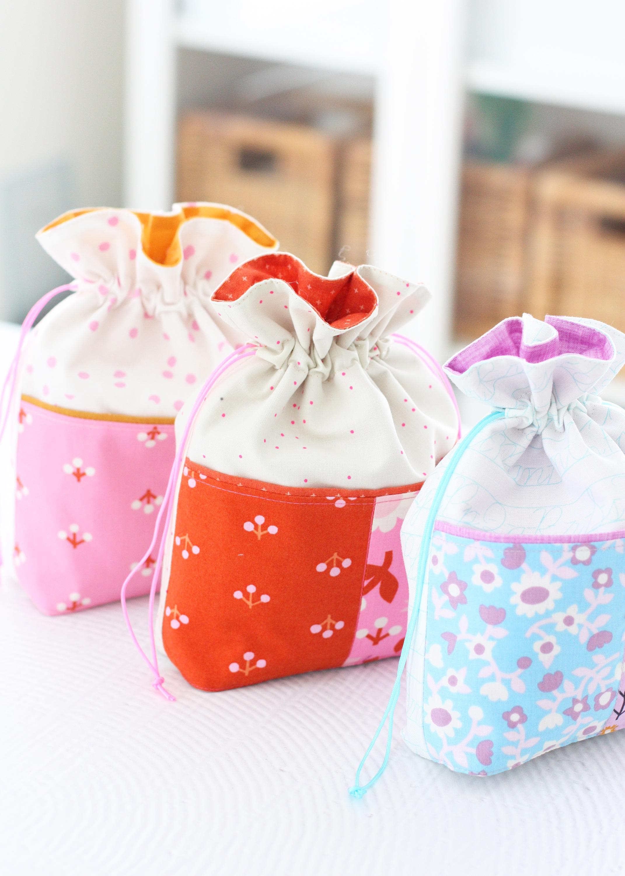 Pocketful of Sunshine Bag PDF Sewing Pattern, Drawstring Pouch With ...