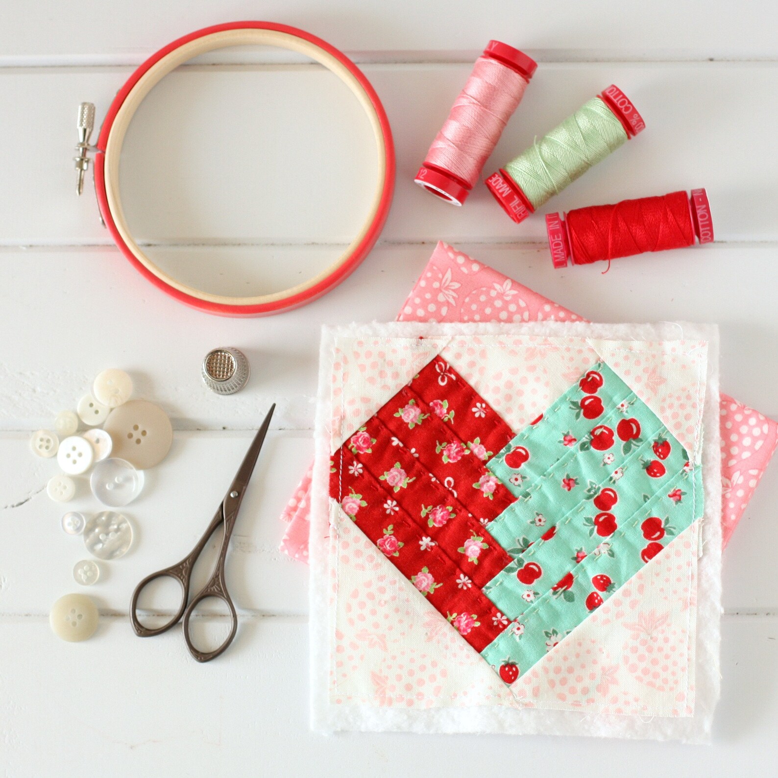 Heart Foundation Paper Piecing Quilt Block PDF Pattern FPP 5 - Etsy