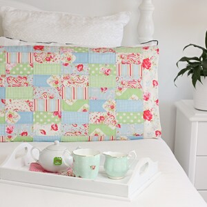Pretty Patchwork Pillow Sham PDF Sewing Pattern, Pillow Case, Pillow ...