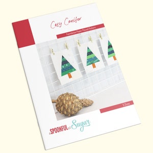 Cosy Conifer Foundation Paper Piecing Quilt Block PDF Pattern, FPP 5 ...