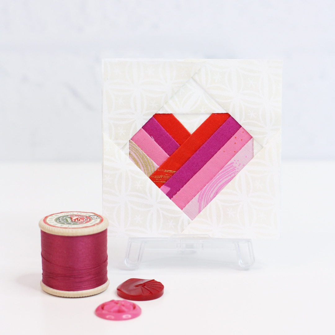 Heavenly Hearts Foundation Paper Piecing Quilt Block PDF Pattern, FPP 5 ...