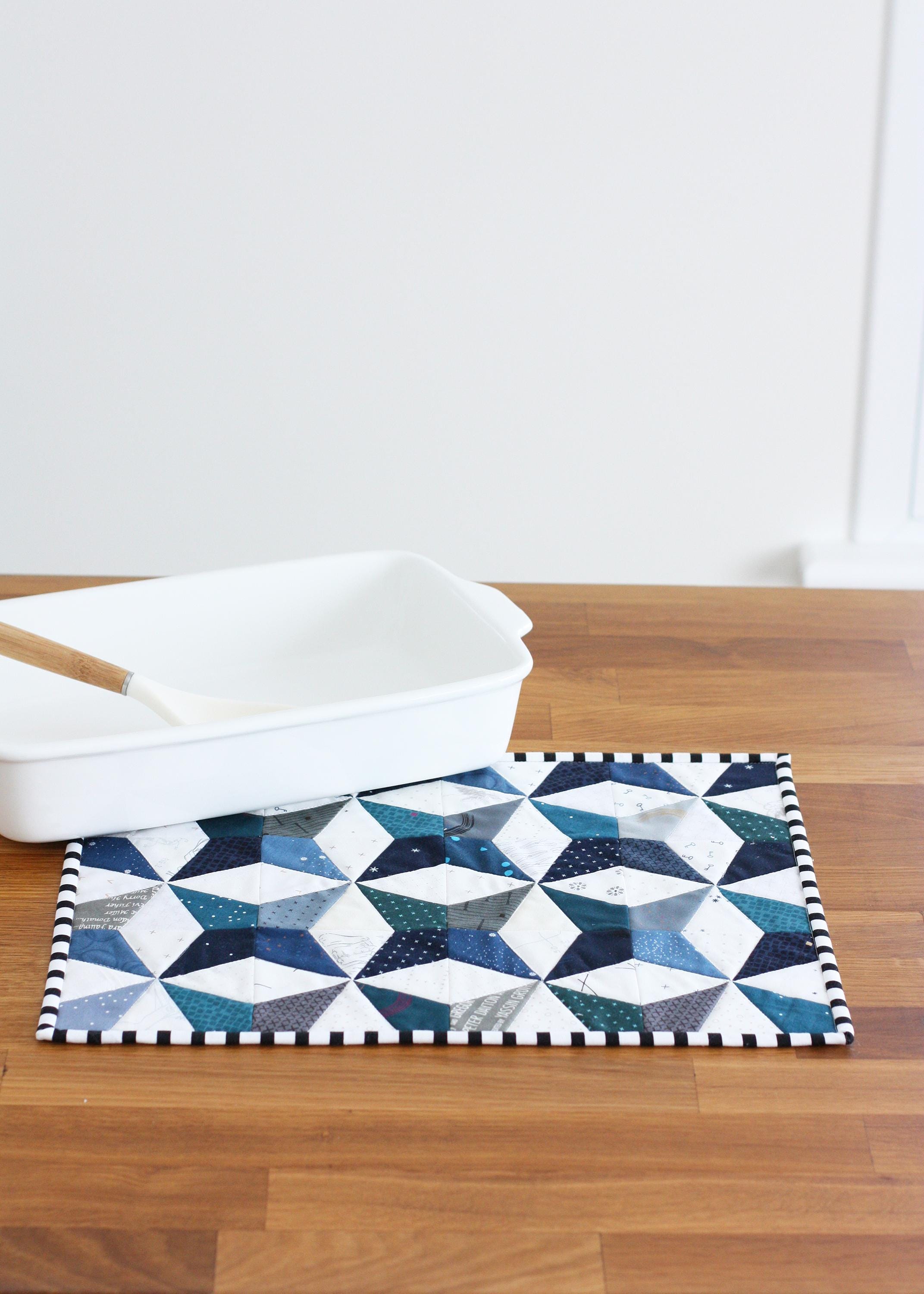 Twirling Treasures Hot Pad & Placemat Sewing Pattern – Insulated Trivet ...