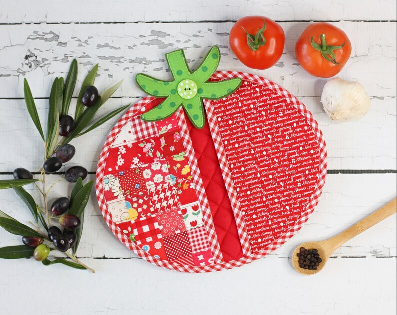 Tomato Pot Holder PDF Sewing Pattern - Etsy