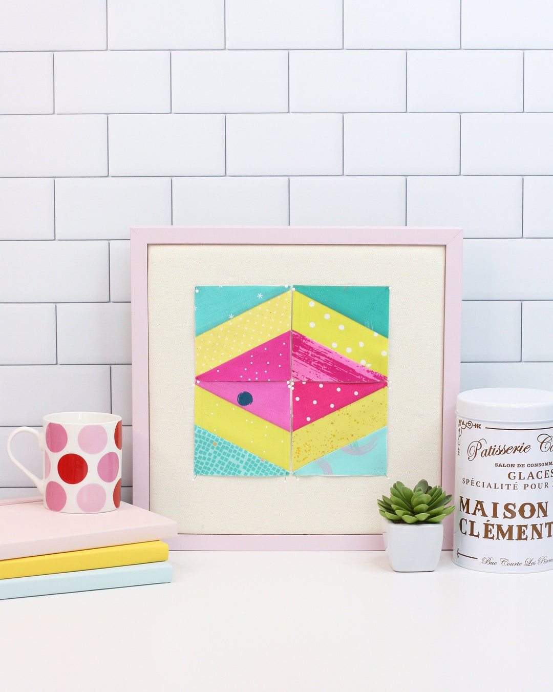 Left and Right Paper Piecing Quilt Block PDF Pattern, FPP 5 Sizes - 2 ...