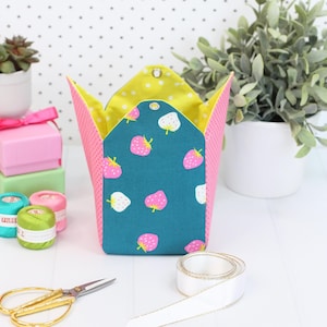 Ribbon Gift Box PDF Sewing Pattern, Fabric Gift Box, Handmade Fabric ...