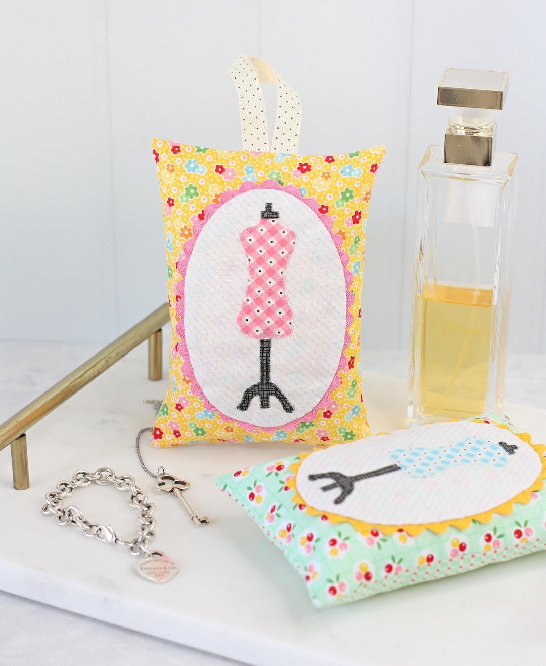 Dress Form Lavender Sachet PDF Sewing Pattern, Wardrobe Sachet, Closet ...