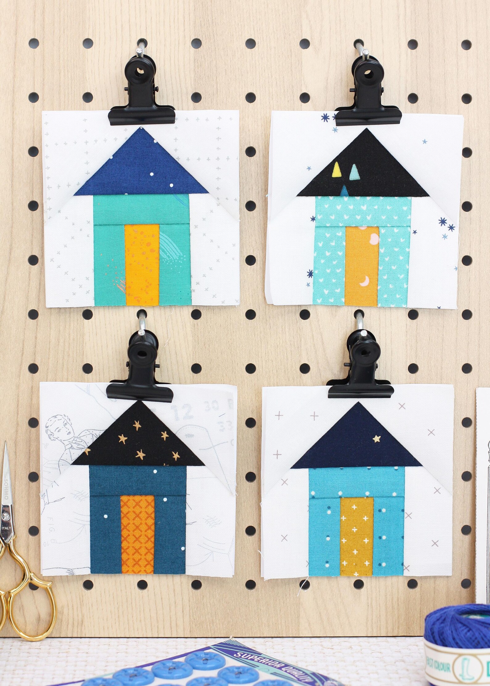 Happy House Foundation Paper Pieced Quilt Block PDF Pattern, FPP 5 ...