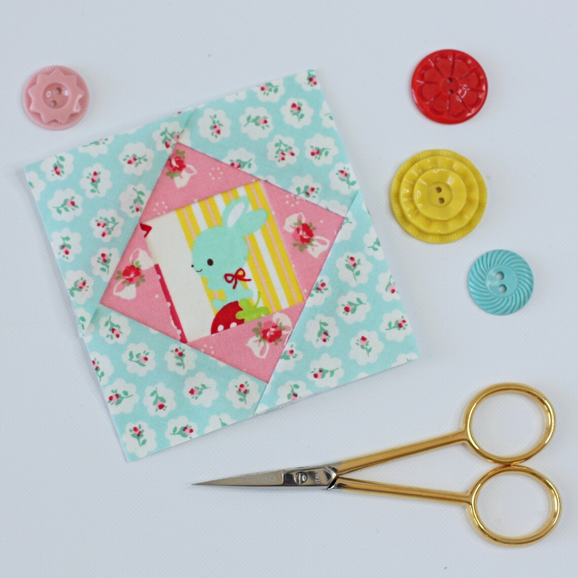 Economy Block Foundation Paper Piecing Quilt Block PDF Pattern, FPP 5 ...