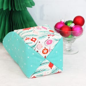 Ribbon Gift Box PDF Sewing Pattern, Fabric Gift Box, Handmade Fabric ...