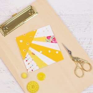 Sunburst Foundation Paper Piecing Quilt Block PDF Pattern, FPP 5 Sizes ...