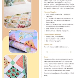 Lucky Charm Quilt PDF Sewing Pattern - Etsy Canada