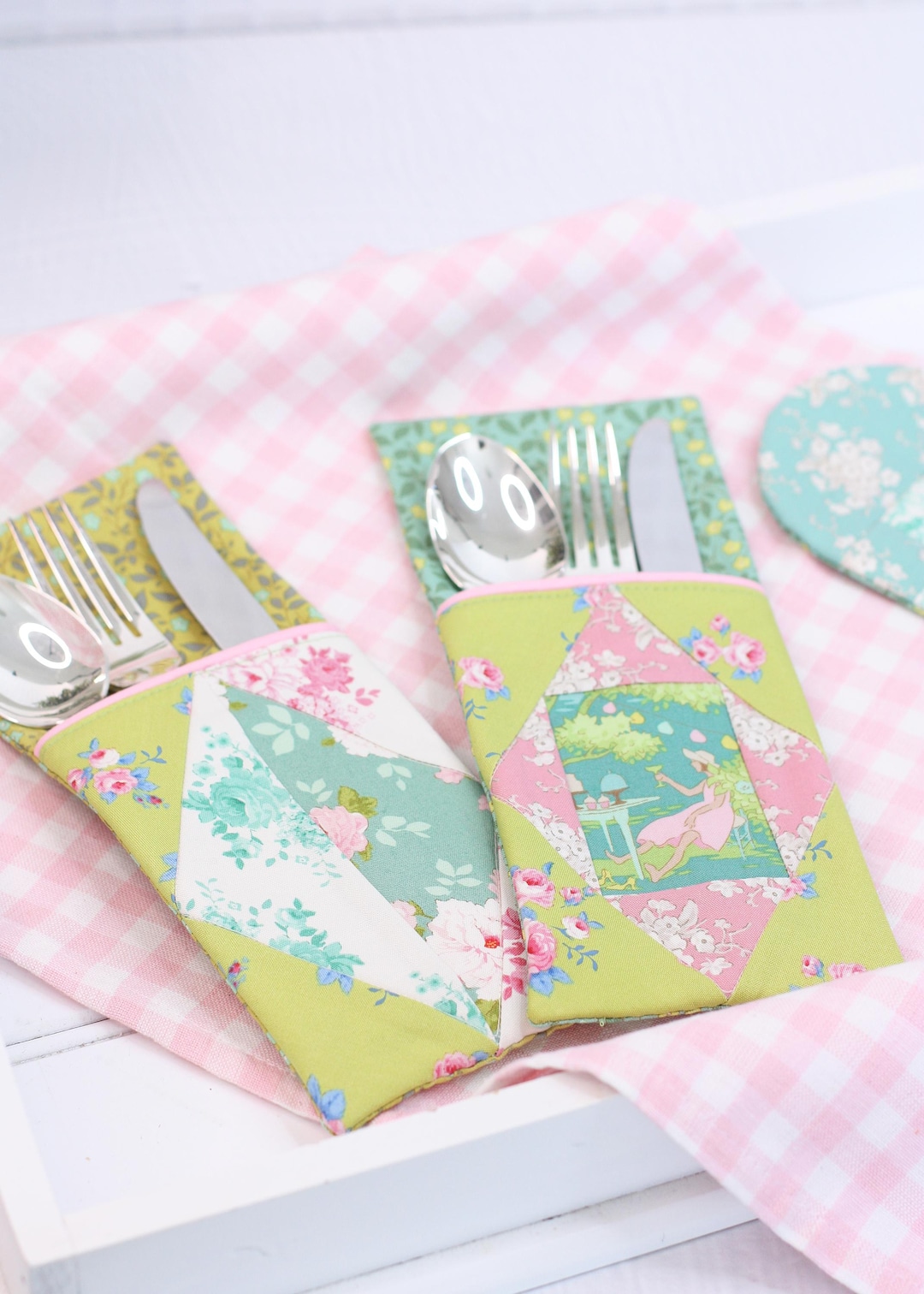 Stylish Silverware Holder PDF Sewing Pattern (2 Styles), Patchwork ...