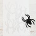 Spider and Web Applique Design PDF Pattern - Four Spider Designs in ...