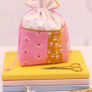Pocketful of Sunshine Bag PDF Sewing Pattern, Drawstring Pouch With ...