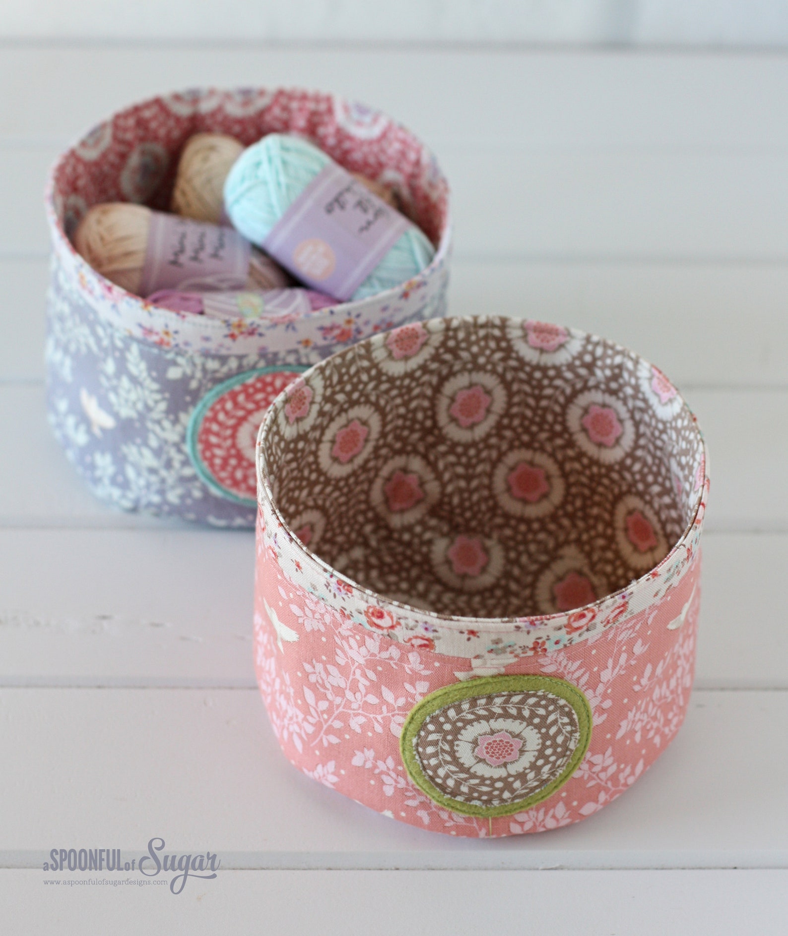 Mini Fabric Basket PDF Sewing Pattern; Fabric Gift Basket; Gift to Sew ...