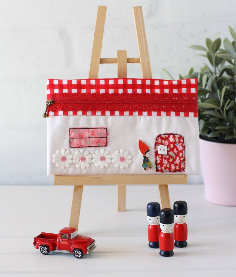 Zippered House Pouch PDF Sewing Pattern - Etsy