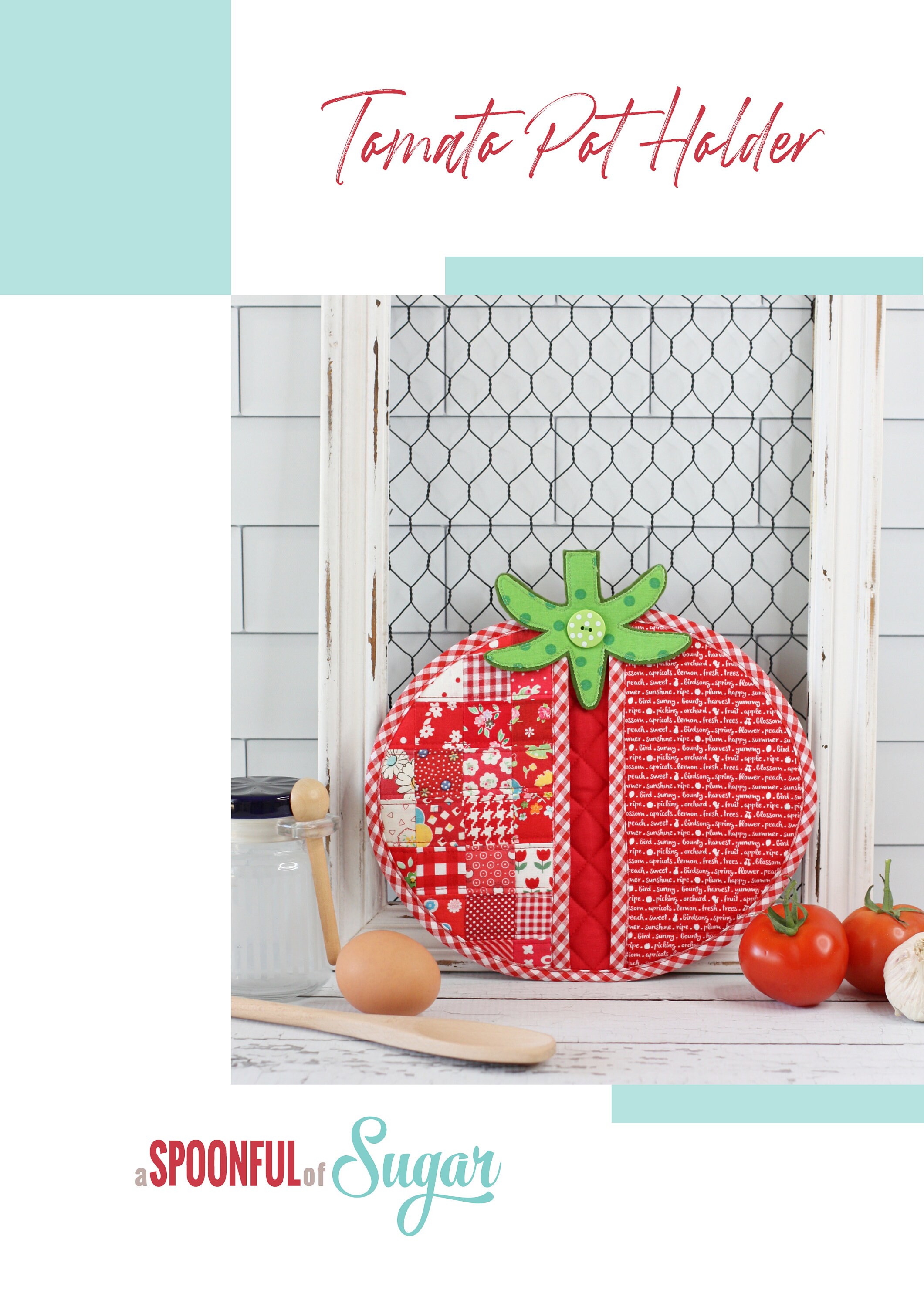 Tomato Pot Holder PDF Sewing Pattern - Etsy Australia