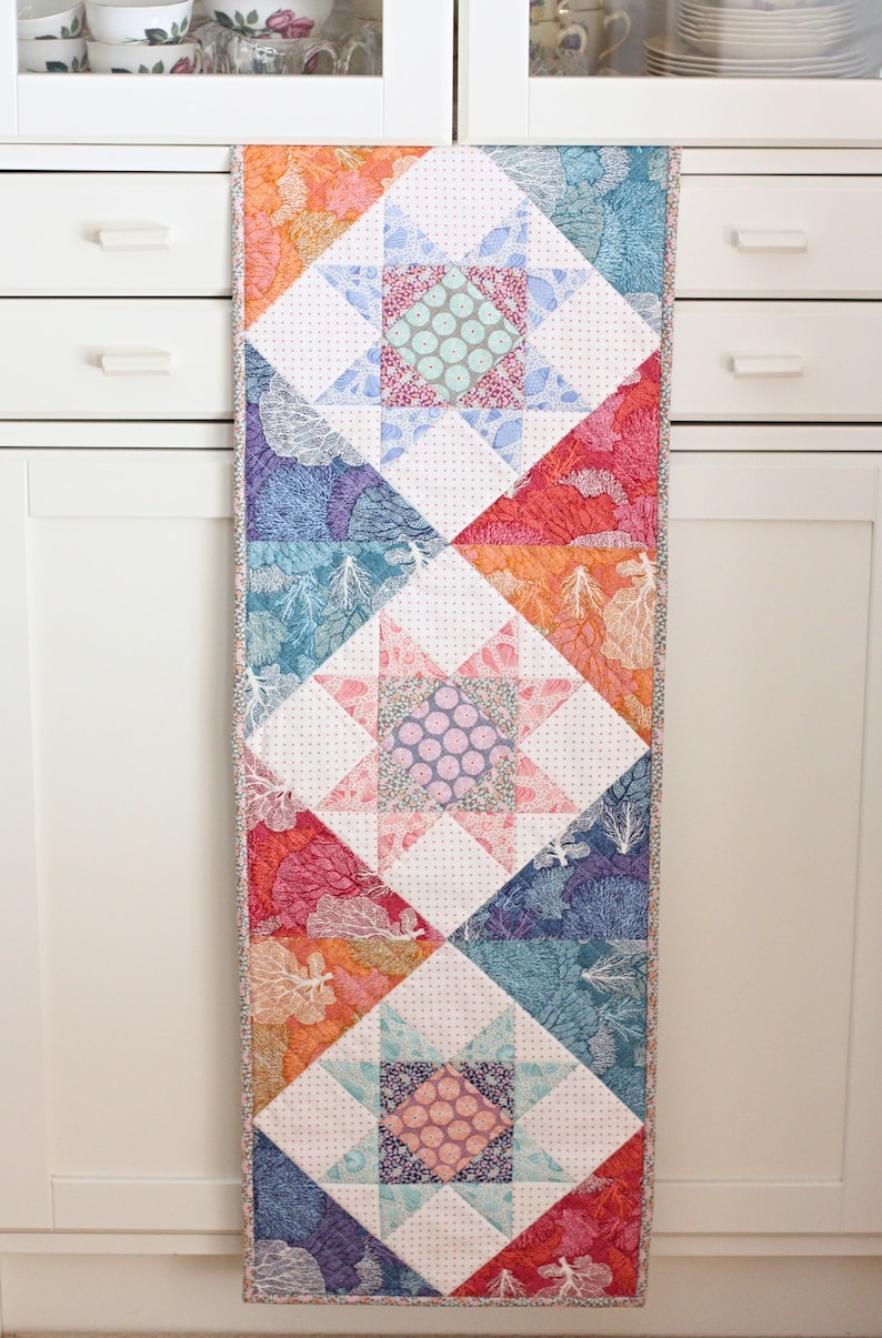 Star Table Runner PDF Sewing Pattern - Etsy