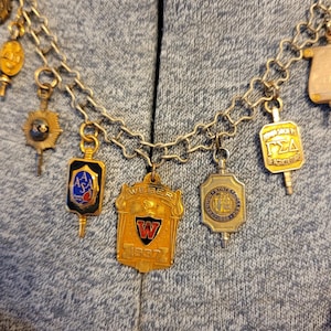 SORORITY KEYS and School AWARDS Antique Vintage Assemblage Necklace - Etsy