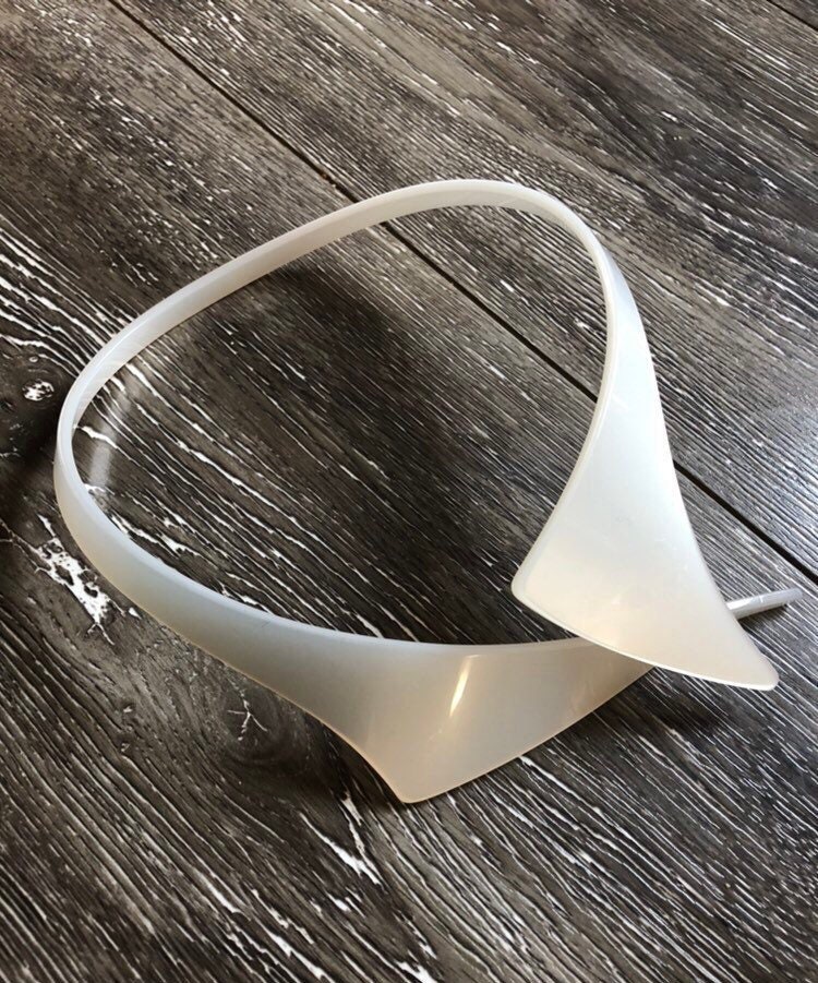 Milky White Plastic Collar - Etsy