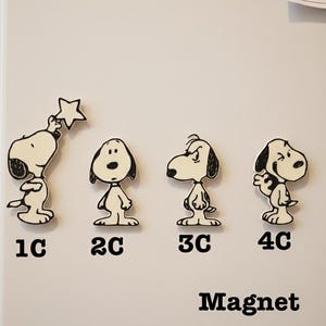 Snoopy Fridge Magnet - Etsy