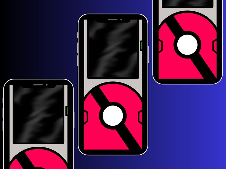 13 Pokemon Pokedex Phone Wallpapers Digital Art - Etsy